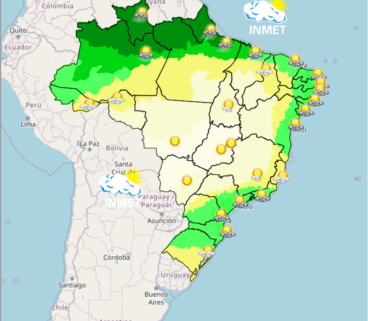 Fim de semana deve ter novo ciclone extratropical