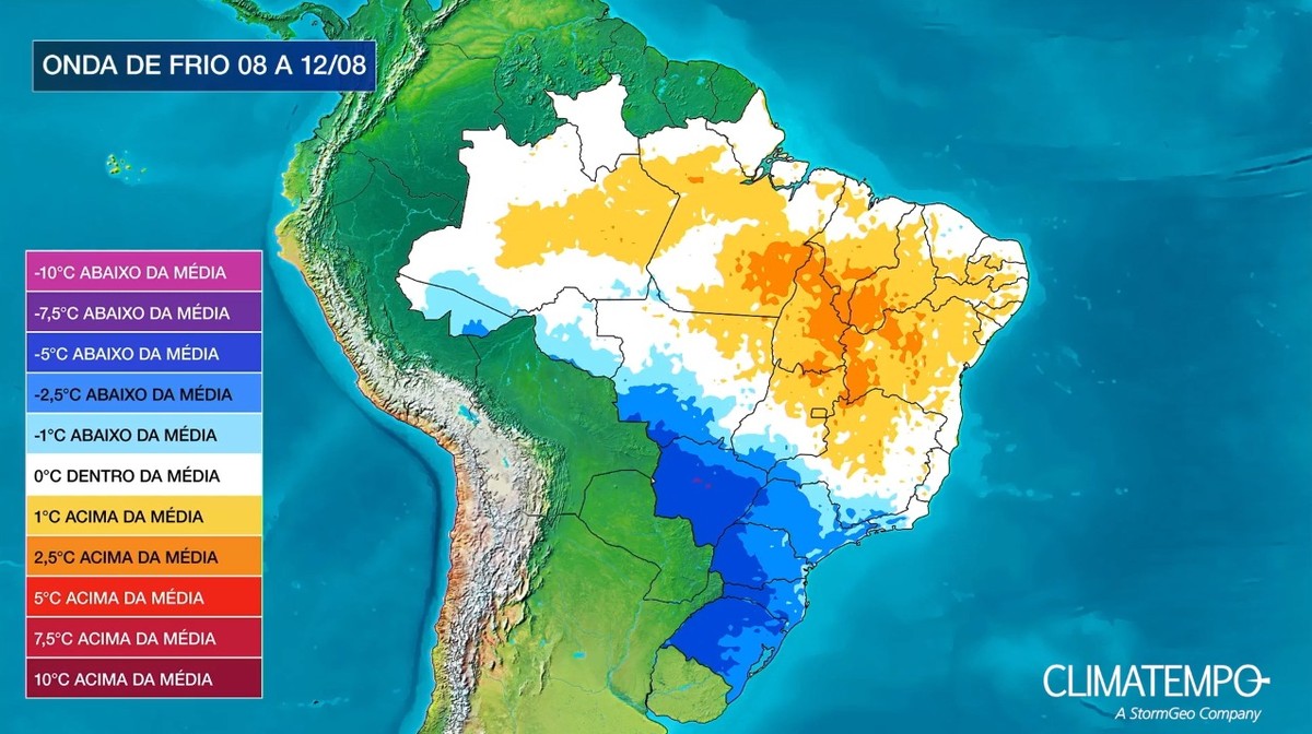 Até quando vai a onda de frio no Brasil? Meteorologistas explicam