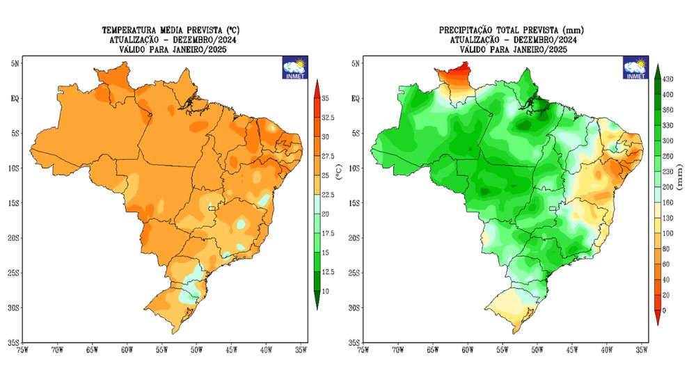 Previsão do tempo: como será o clima em janeiro no Brasil?