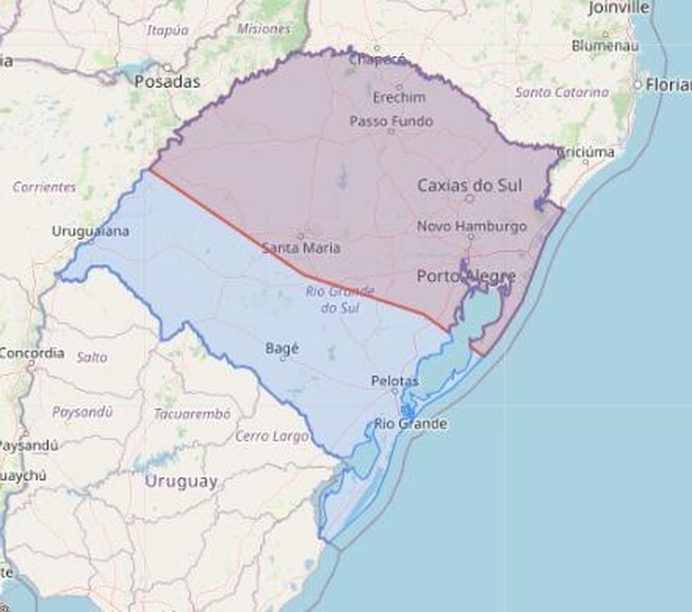 Temporais no RS: Estado registrou quase 400 mil raios em um dia