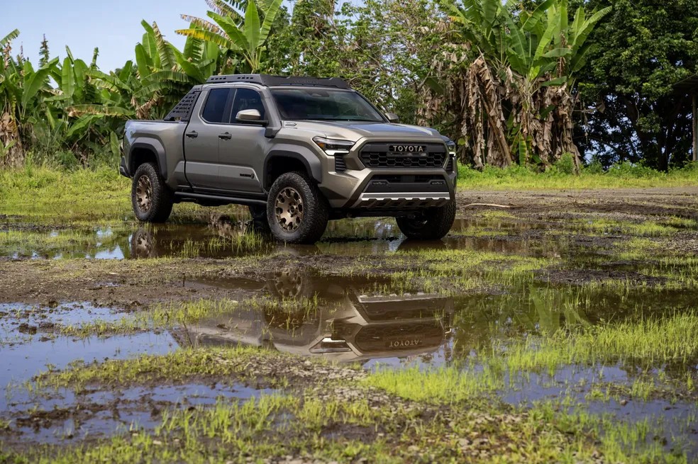 Nova Toyota Tacoma é lançada nos EUA e antecipa visual que a Hilux deve ...