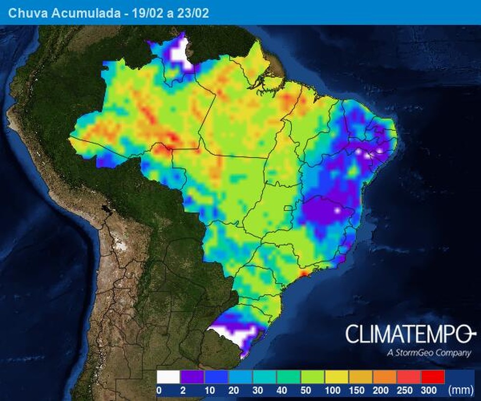 Instabilidade que causou chuva extrema no litoral de SP deve ir para o Sul
