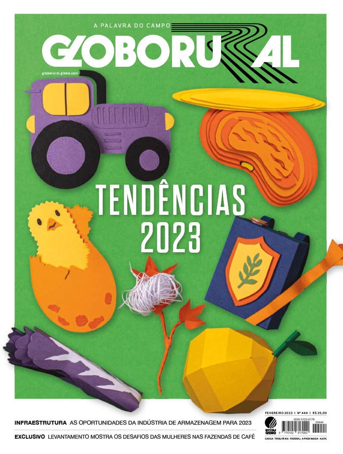 Tendências do agro para 2023 são destaque da Globo Rural de fevereiro
